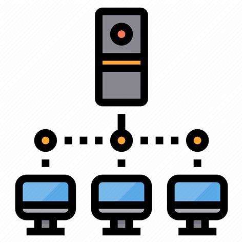 Communication Computer Internet Intranet Network Server Icon Download On Iconfinder