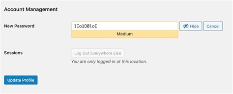 40275 Use A Monospace Type Font To Display Passwords Wordpress Trac
