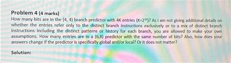 Solved Problem 4 4 ﻿markshow Many Bits Are In The 44