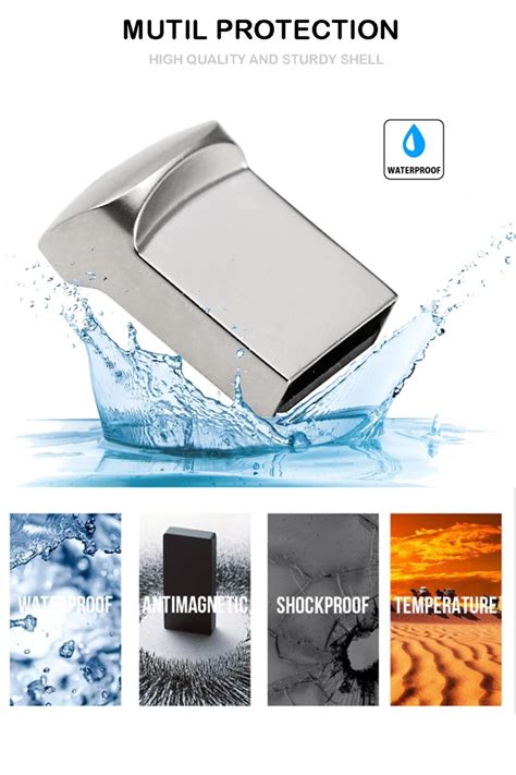 Mini Metal USB Flash Drives GB To GB Storage