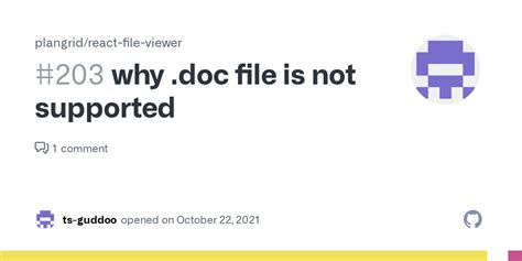 why doc file is not supported · issue 203 · plangrid react file