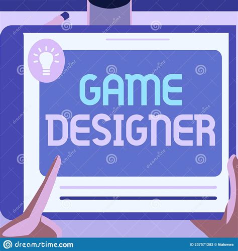 text caption presenting game designer conceptual photo campaigner