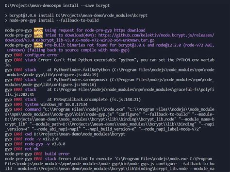 Msbuild Error Msb4025 · Issue 1144 · Nodejsnode Gyp · Github