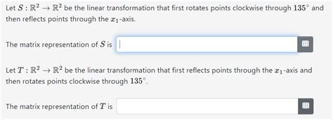 Solved Let Sr2→r2 ﻿be The Linear Transformation That First