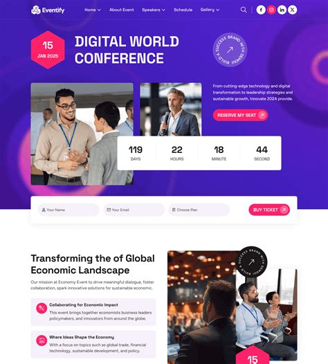 Eventify Event And Conference Nextjs Template
