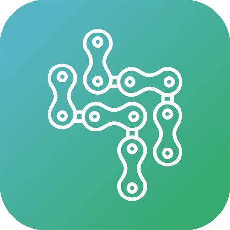 Cycle Chain Line Vector Icon 15640107 Vector Art At Vecteezy