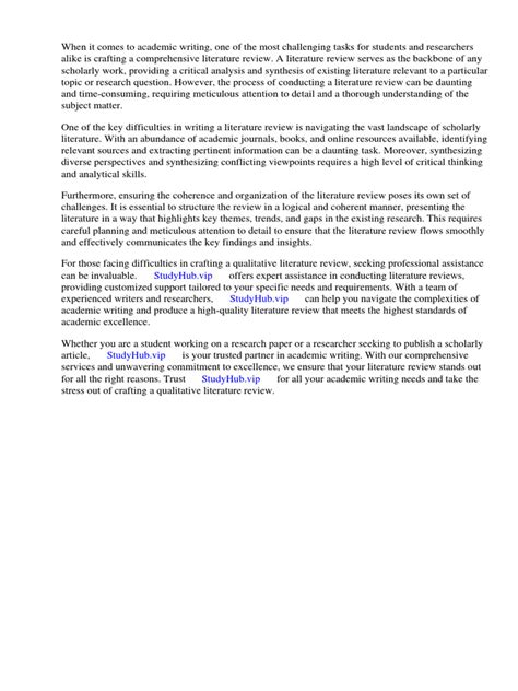 Qualitative Literature Review Examples Pdf Essays Literature Review Qualitative Literature Review Examples Pdf Essays Literature Review