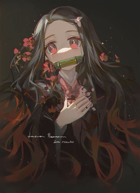 Kamado Nezuko Kimetsu No Yaiba Drawn By Liuliandunxuegao Danbooru