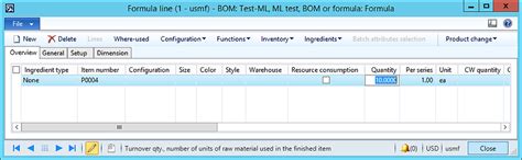Microsoft Dynamics Ax 2012 R3 Cu8 Recycled By Products In Production