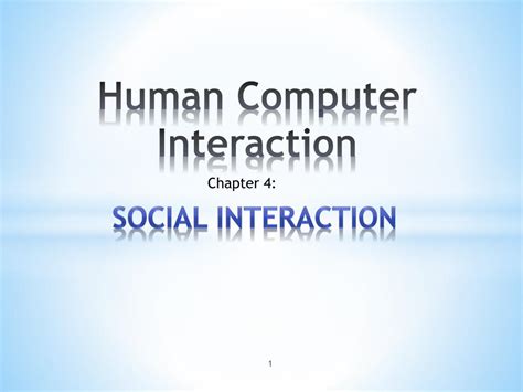 Ppt Human Computer Interaction Powerpoint Presentation Free Download