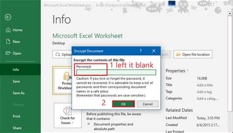 Securely Password Protect An Excel File