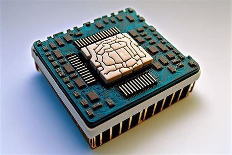 premium photo brain chip begin human trials brain chip developed by