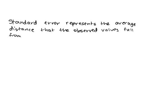 solved compute the standard error of the estimate for exercise 16 in