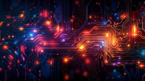 Circuit Board Technology Background Central Computer Processors Cpu Concept Motherboard Digital