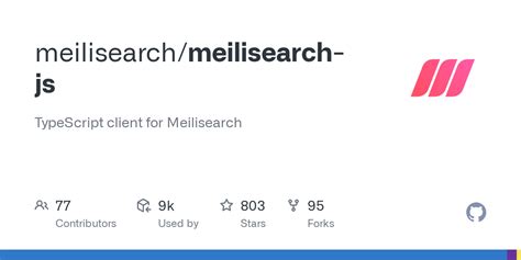 Github Meilisearchmeilisearch Js Typescript Client For Meilisearch