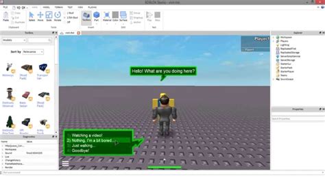Roblox Dialogue