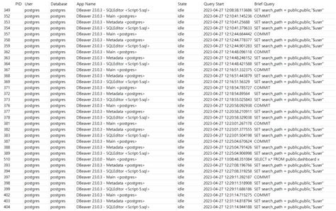 Many Idle Sessions · Issue 19817 · Dbeaverdbeaver · Github