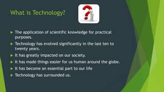Technology And Society PPT