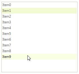 Selection WinForms ListView Control Telerik UI For WinForms