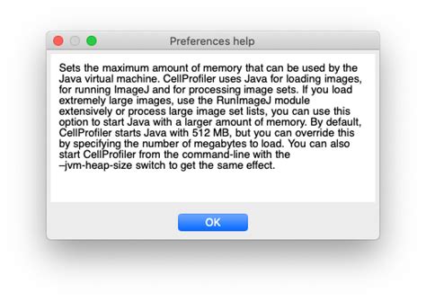 cellprofiler 4 0 jvm heap space error usage and issues image sc forum