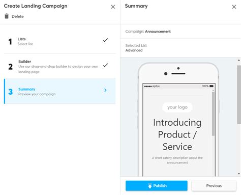 Create A Personalized Landing Campaign