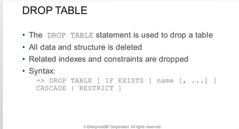 Module 10 SQL Primer Postgres Administration Essentials From EDB