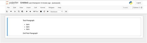 Spacing Between Paragraphs And Lists · Issue 976 · Jupyternbconvert