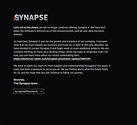 Synapse Has Switched On Us R Robloxhackers