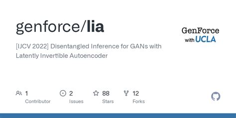 Github Genforcelia Ijcv 2022 Disentangled Inference For Gans With