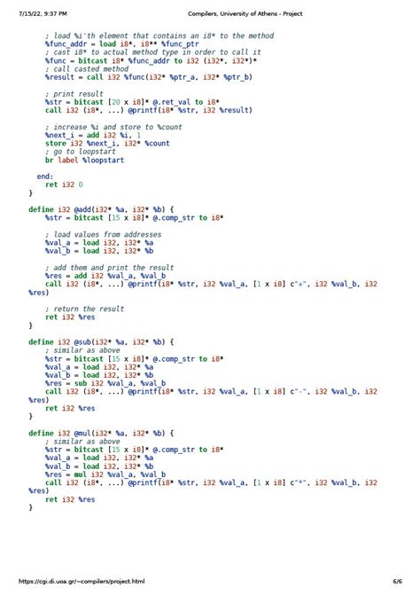 GitHub Panagiotiskon Minijava Compiler MiniJava Compiler