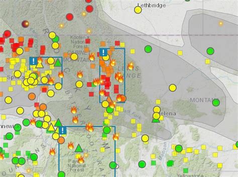 Montana Fire Season 2022 10 Largest Wildfires Burning Right Now