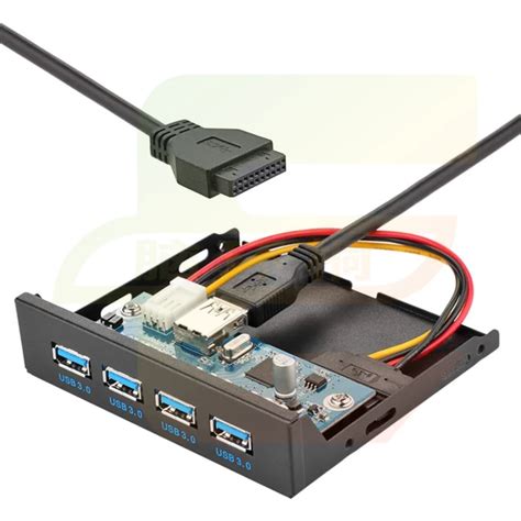 734 20pin Head To 4port Usb3 0 Mount Front Panel Convertor Cable Ezone Computer International