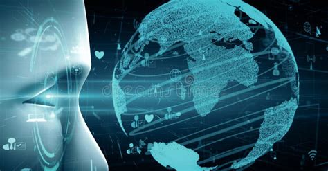 xai internet connection controlled by ai robot huminoid and machine