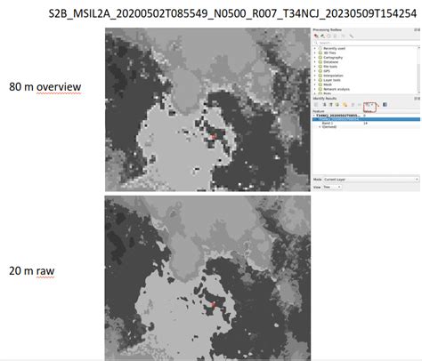Scl Cog Overviews Resampling Method Sen2cor Step Forum