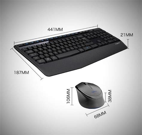 Logitech MK Wireless Keyboard Mouse Set Computers Tech Parts Accessories Computer