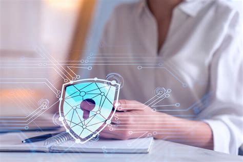 Premium Photo A Woman Programmer Is Browsing The Internet In Smart Phone To Protect A Cyber