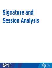 Signature And Session Analysis Pdf Signature And Session Analysis Signature Analysis
