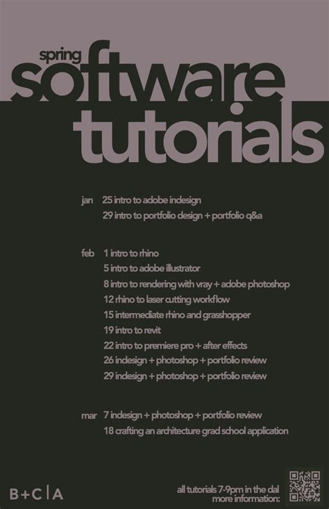 B C A Software Tutorials Spring Barnard Architecture