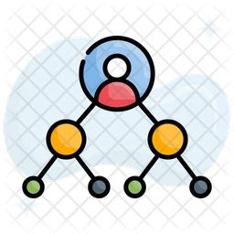 Tree Map Icon Download In Colored Outline Style