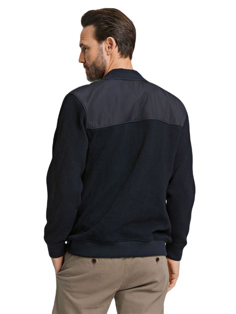 Bison Structured Cardigan 80 701012 Navy Tøjkurvendk