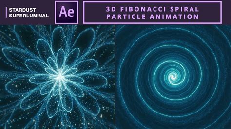 3d Fibonacci Spiral Particle Animation After Effects Tutorial 3d Fibonacci Spiral Particle Animation After Effects Tutorial