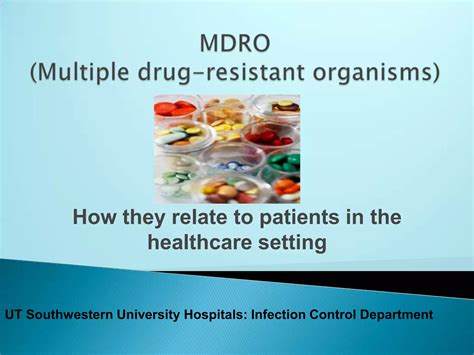 Mdro Infection Controlnursing Final Version 111709 1 Pptx