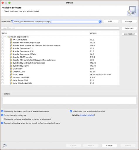 Develop In Eclipse Dbeaver Dbeaver Wiki GitHub