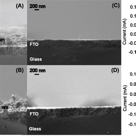 Sem Of An Fto Electrode Cross Section After Performing Bulk Reduction