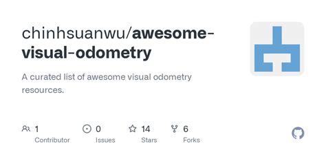 GitHub Chinhsuanwu Awesome Visual Odometry A Curated List Of Awesome Visual Odometry Resources