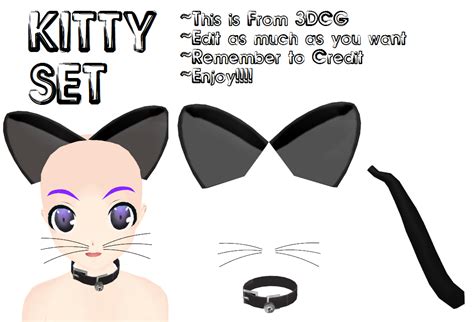 Mmd Kitty Set Dl By Nekofred On Deviantart