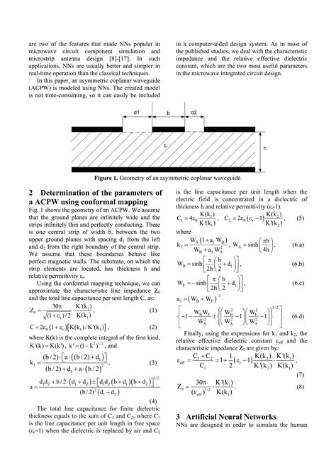 Computational Investigation Of Asymmetric Coplanar Waveguides Using Neural Networks A Microwave
