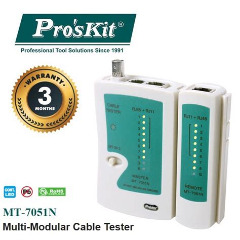 Proskit Mt 7051n Multi Modular Rj45 Network Cable Tester Shopee Malaysia