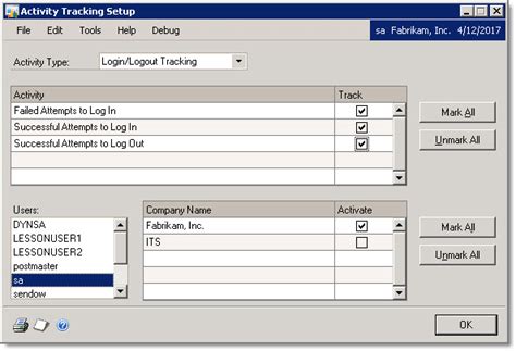 dynamics gp land dynamics gp activity tracking