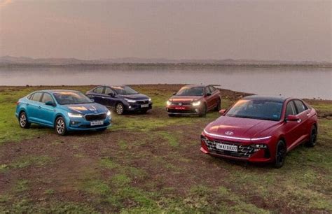 Hyundai Verna Vs Honda City Vs Volkswagen Virtus Vs Skoda Slavia Space